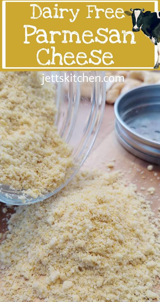 Homemade Dairy Free Parmesan Cheese Recipe - Jett's Kitchen