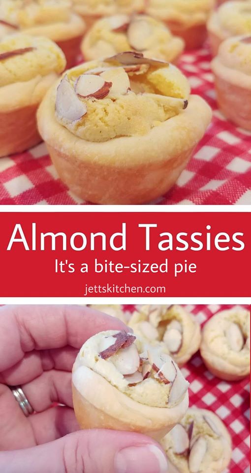Almond Tassies; Miniature Holiday Pies - Jett's Kitchen