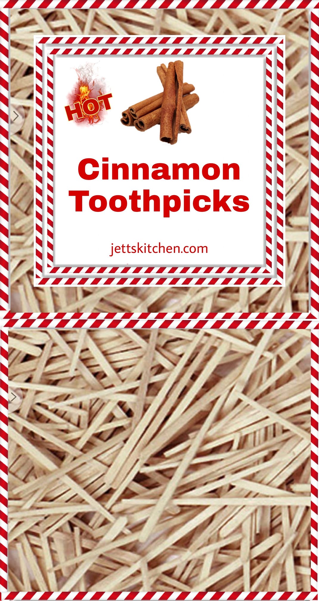 Hot Cinnamon Flavored Toothpicks - Jett's Kitchen