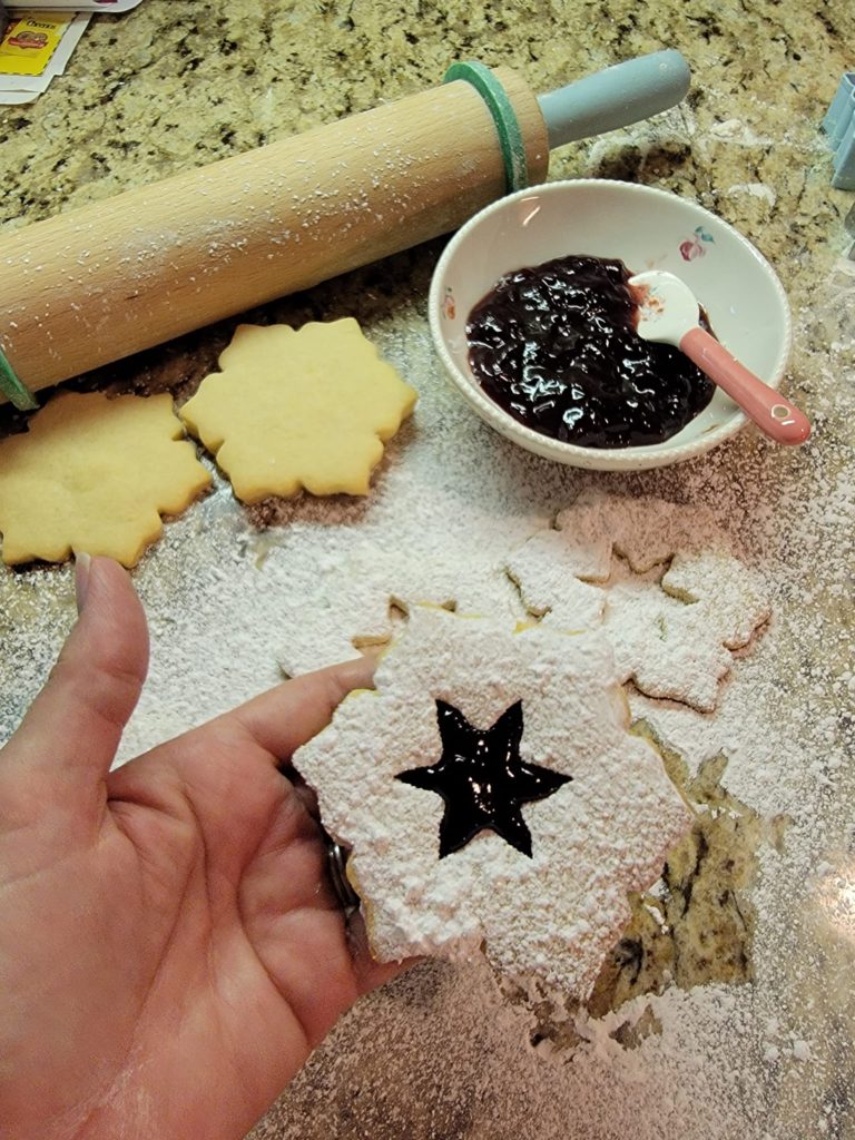 Linzer Christmas Cookies Recipe - Jett's Kitchen
